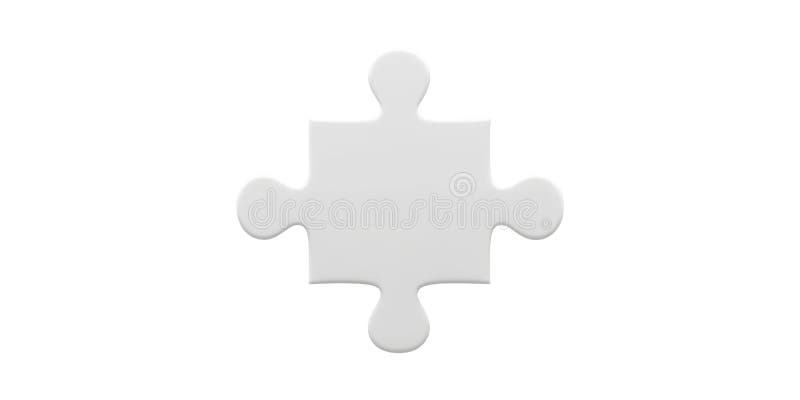 Puzzle Piece. Symbol of Problem Solving and Integration Isolated on ...