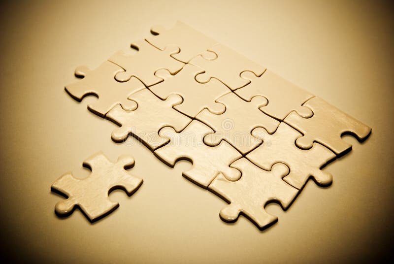 Puzzle pieces stock image. Image of teamwork, connect - 23849709