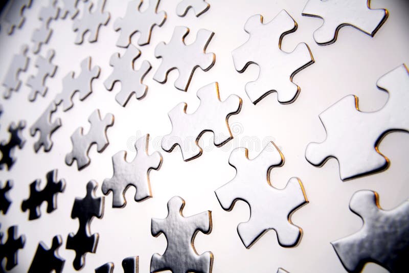 Puzzle pieces stock image. Image of puzzle, separated - 3547209