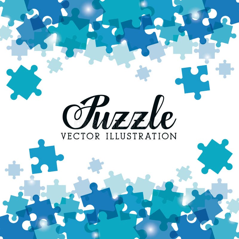 Puzzle Pieces and Big Ideas Stock Vector - Illustration of abstract ...