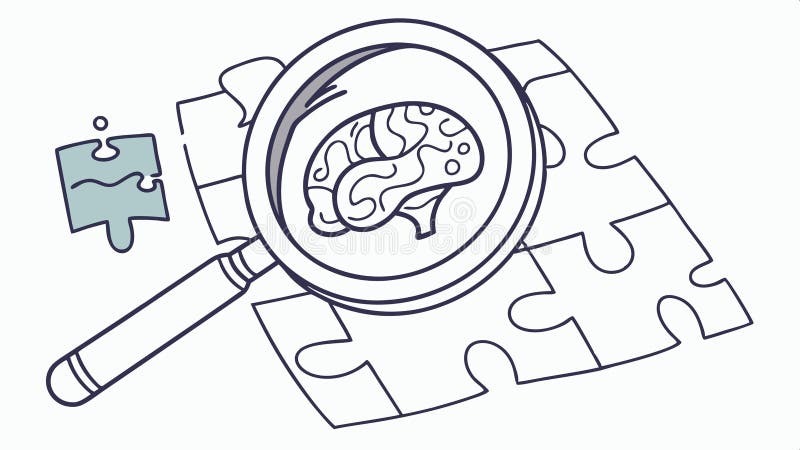 Puzzle Pieces with Brain, Collaborative Thinking and Brainpower Vector ...