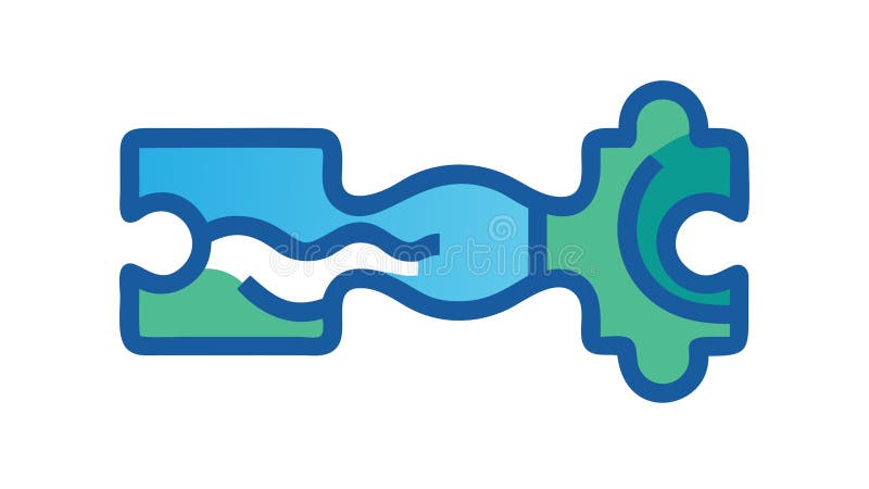 Puzzle Pieces Forming Organic Liquid Shape, Symbolizing Adaptable ...