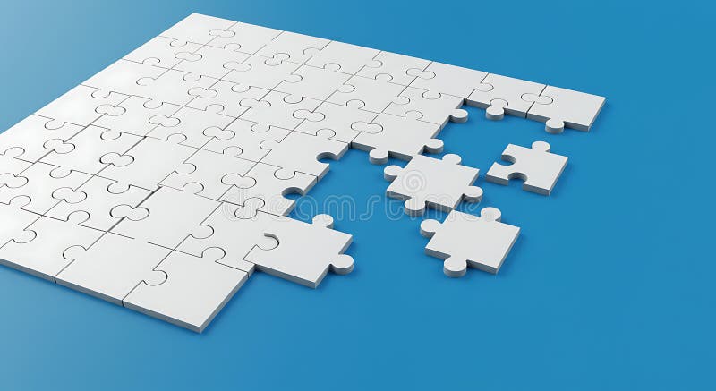 Puzzle Pieces Illustration stock illustration. Illustration of object ...