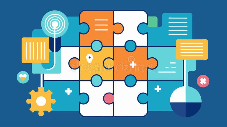 A Puzzle of Pieces Interlocking Together Highlighting the Importance of ...