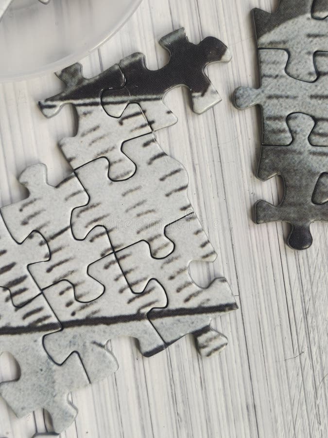 Puzzle pieces stock image. Image of piece, connection - 276877797