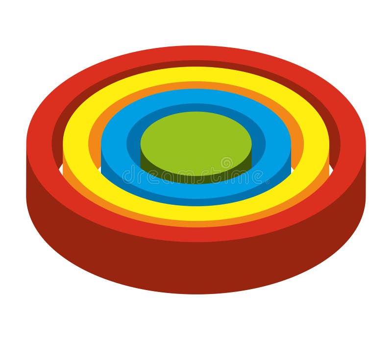 Puzzle pieces round shape stock vector. Illustration of round - 291498572