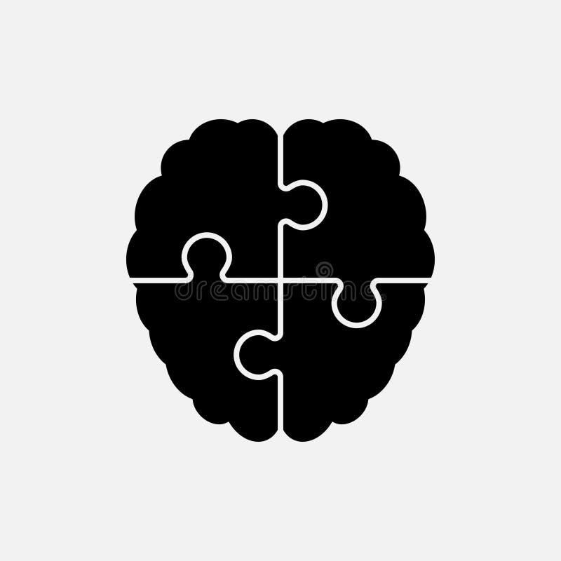 Puzzle Pieces Silhouette Brain Jigsaw Puzzle Brain Stock Vector ... Puzzle Pieces Silhouette Brain Jigsaw Puzzle Brain Stock Vector ...