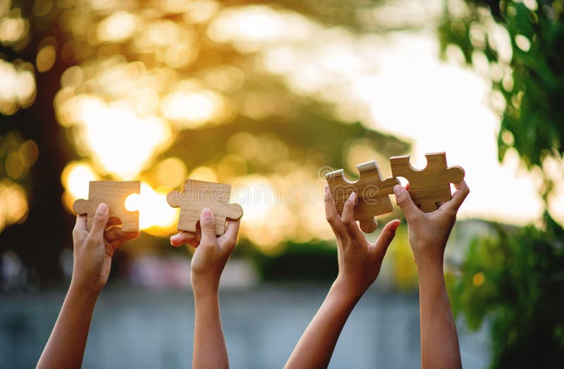 Puzzle Pieces Teamwork Unity Important Parts Perfect Components Links ...