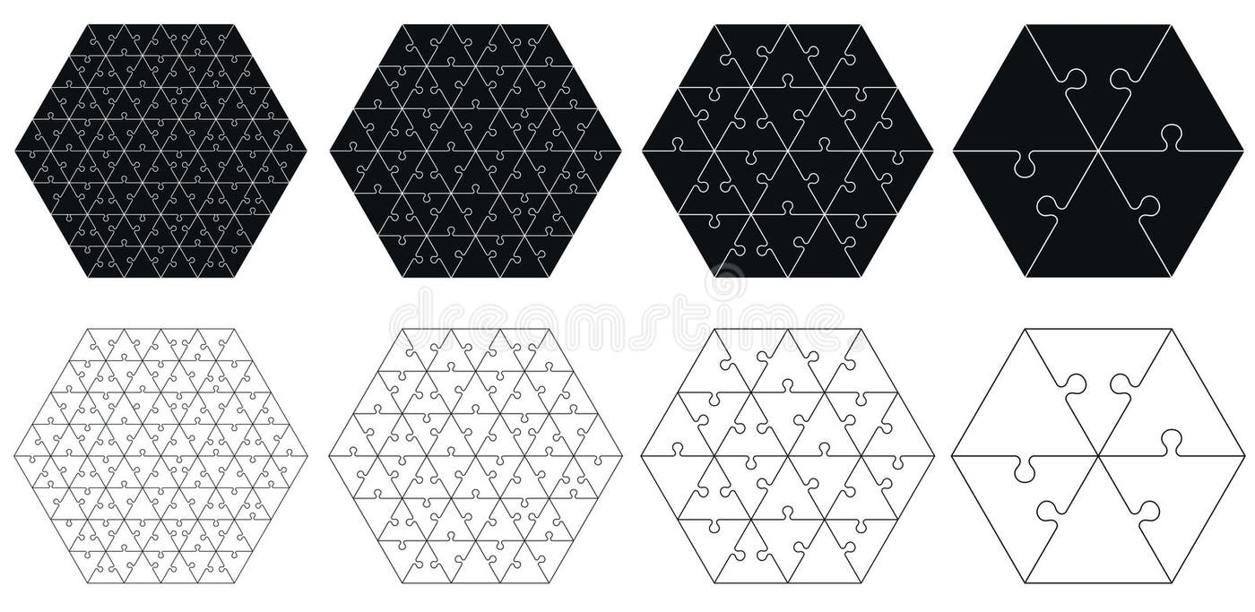 Triangle Jigsaw Puzzle Stock Illustrations – 954 Triangle Jigsaw Puzzle ...