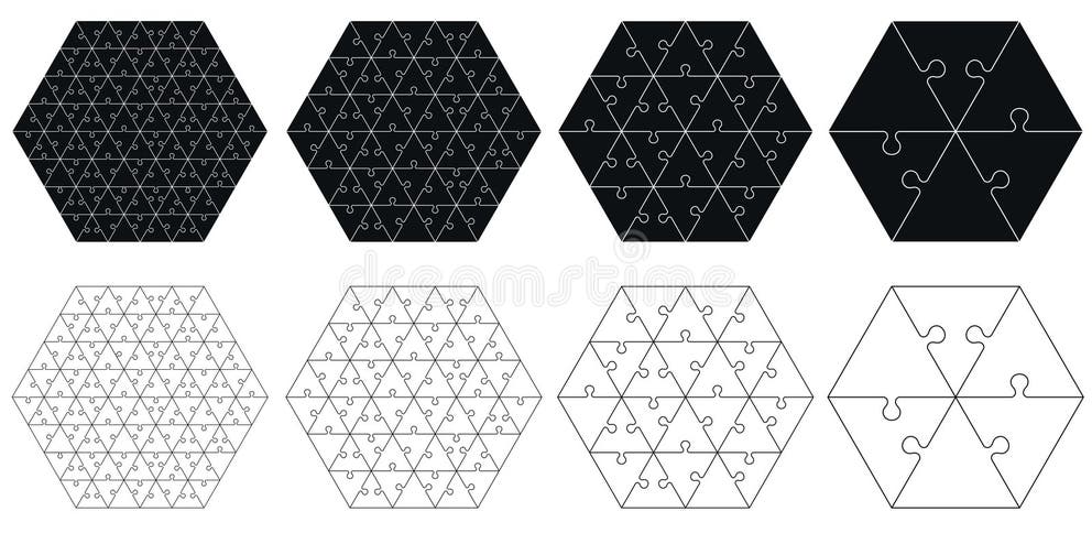 Triangle Jigsaw Puzzle Stock Illustrations – 954 Triangle Jigsaw Puzzle ...