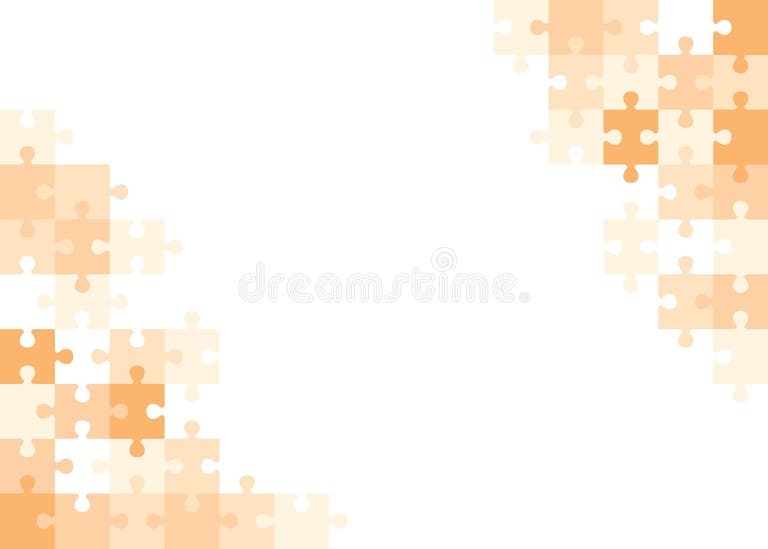 Puzzle Pieces Vector Design Illustration. Abstract Jigsaw Pattern ...