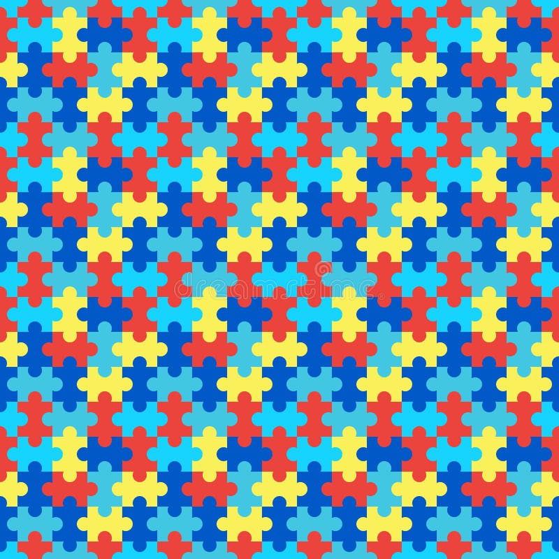 Autism Puzzle Background
