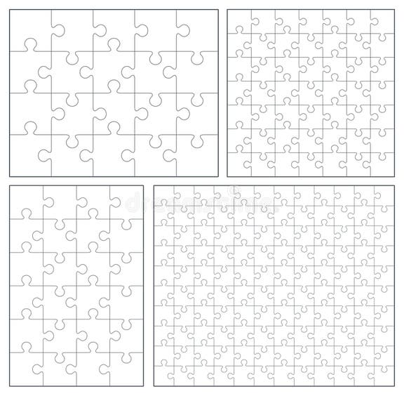 24 Piece Puzzle Stock Illustrations – 518 24 Piece Puzzle Stock ...