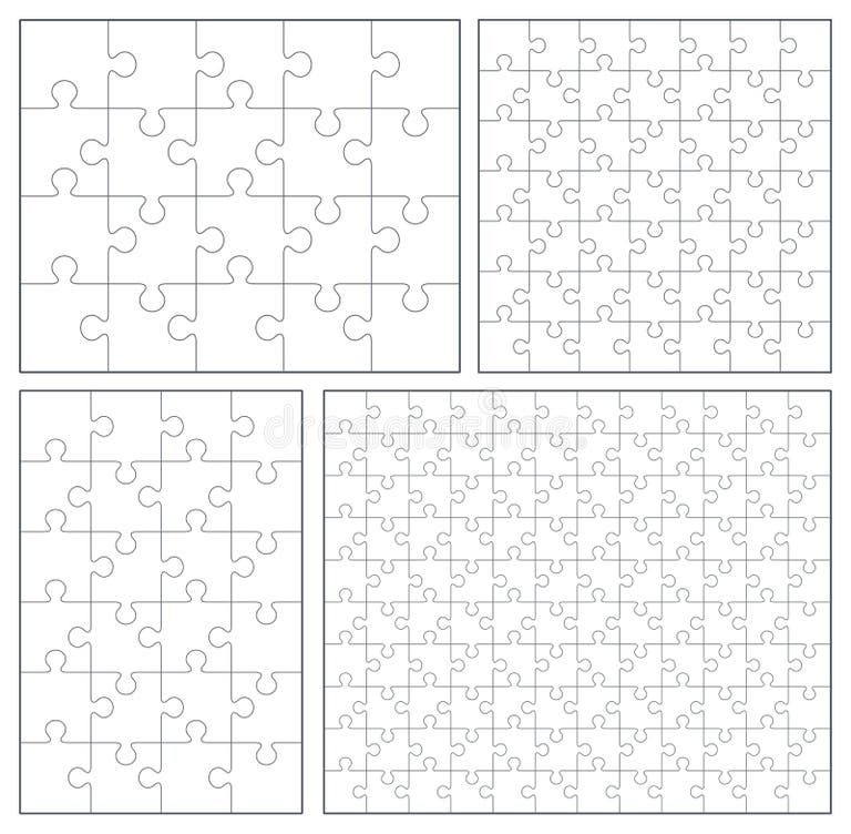 24 Piece Puzzle Stock Illustrations – 518 24 Piece Puzzle Stock ...