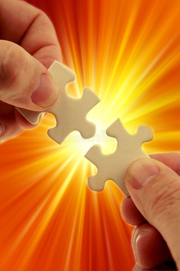 Puzzle solving stock image. Image of business, decisions - 15852073