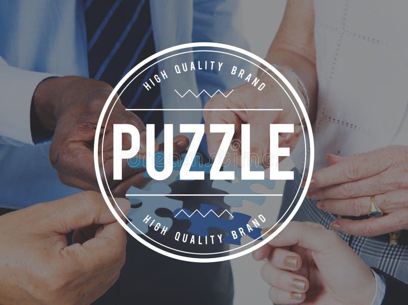 Puzzle Solving Confuse Connect Problem Solution Concept Stock Photo ...