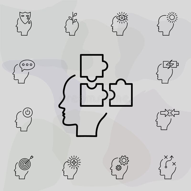 Strategy Brain Plan Icon, Cartoon Style Stock Vector - Illustration of ...