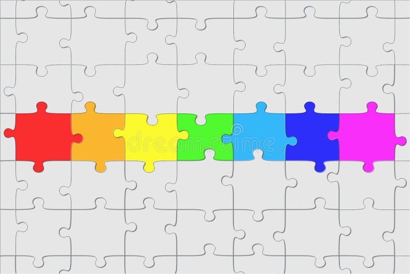 Puzzle structure stock illustration. Illustration of line - 8954471