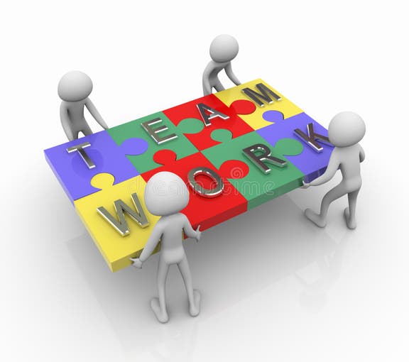 Team Work Puzzle Pieces Stock Illustrations – 4,091 Team Work Puzzle ...