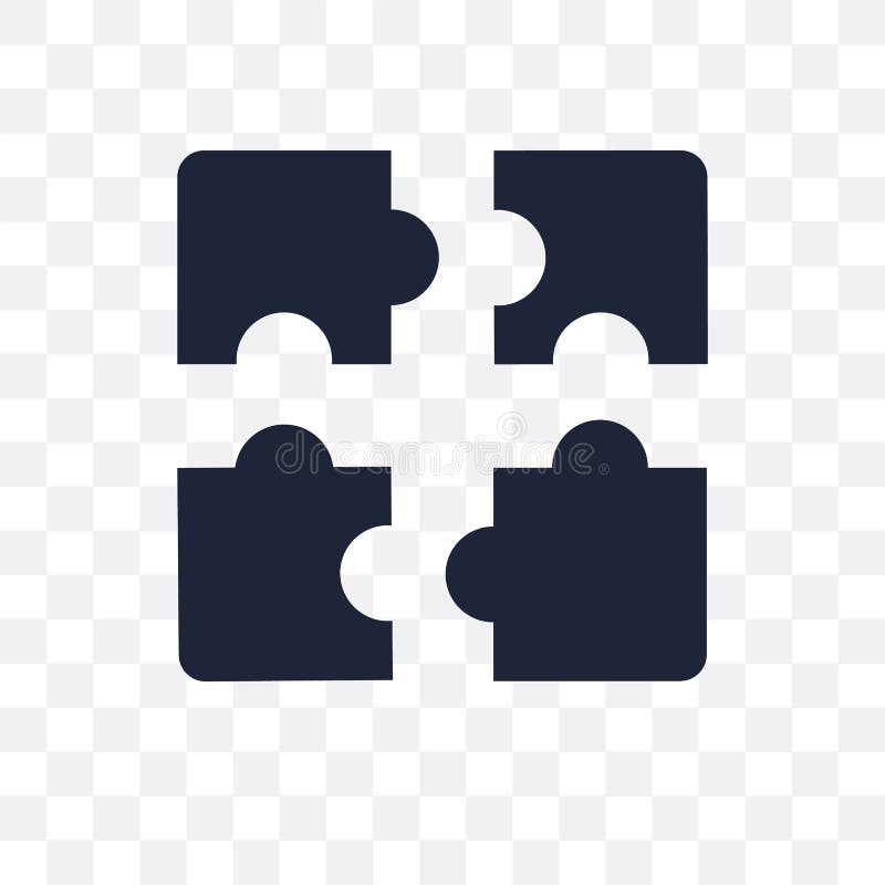Puzzle Transparent Icon. Puzzle Symbol Design from Strategy Coll Stock ...