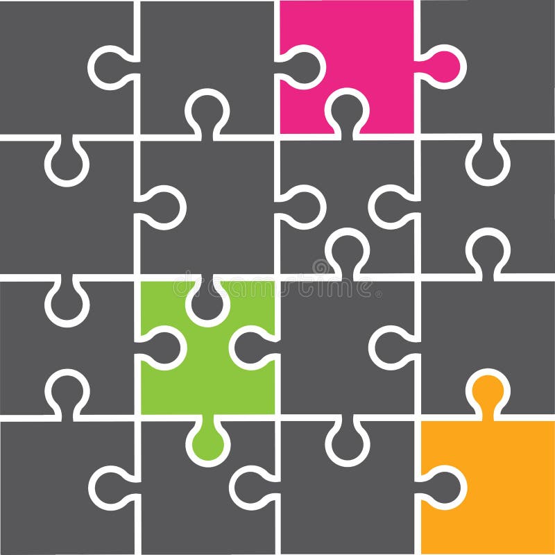 Puzzle Vector Illustration Design Stock Vector - Illustration of ...