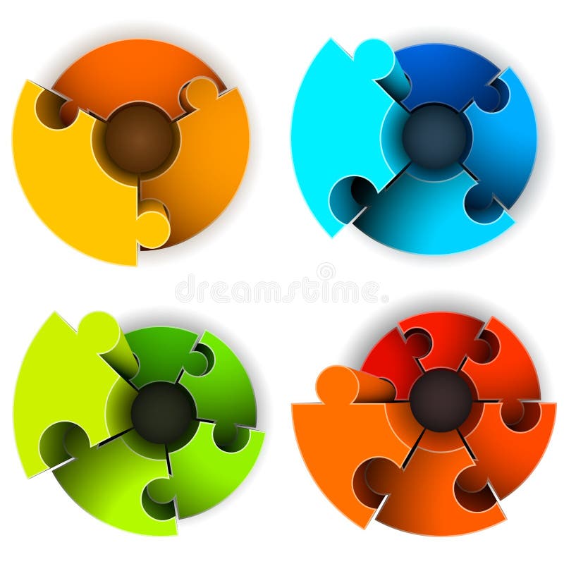 Puzzle stock vector. Illustration of design, front, multicolored - 37250939