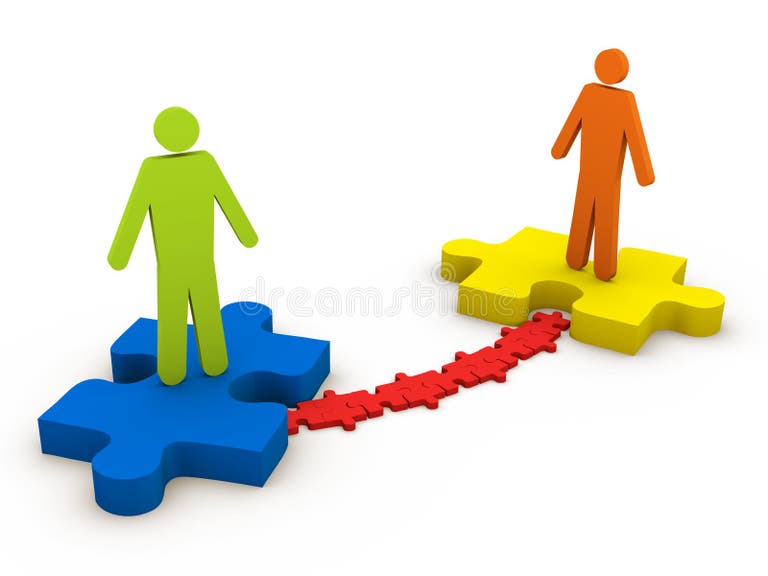 Puzzle way stock illustration. Illustration of render - 56998534