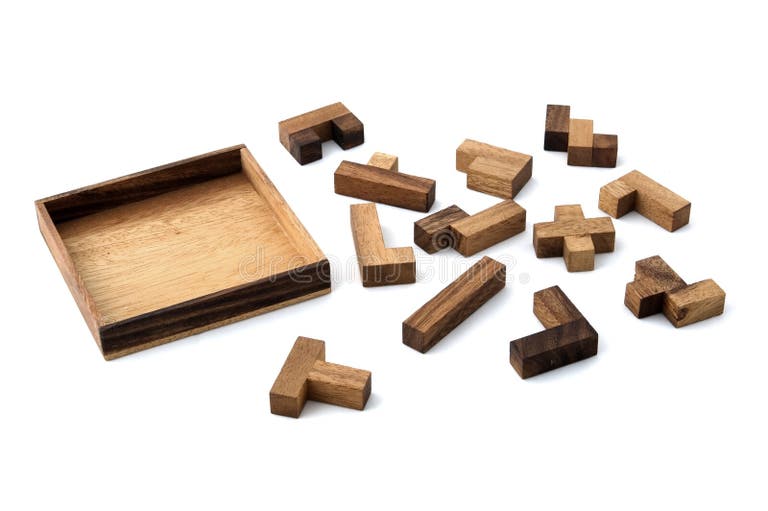 Puzzled stock photo. Image of awareness, finish, wooden - 85732
