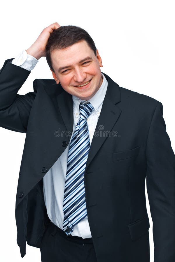 Full Length of a Confident Young Business Man Stock Photo - Image of ...