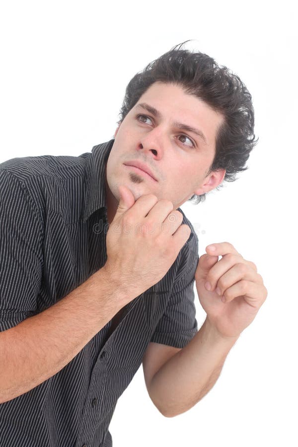 Puzzled boy stock image. Image of confused, male, face - 24770365