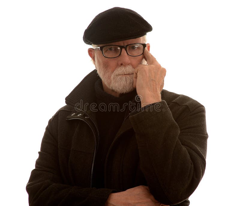 164 Old Man Flat Cap Beard Stock Photos - Free & Royalty-Free Stock ...