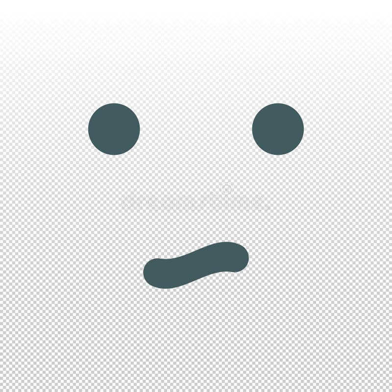 Puzzled Smiley Vector Illustration Icon. Face Stock Vector ... Puzzled Smiley Vector Illustration Icon. Face Stock Vector ...