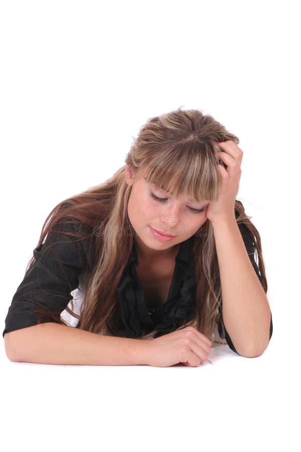 Puzzled Woman Thinking Feeling Doubtful and Confused Stock Image ...