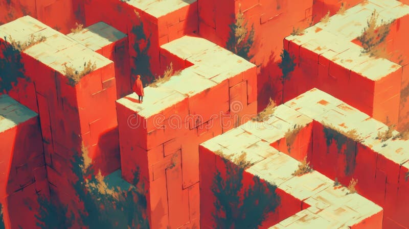 A Puzzlelike Maze Made of Shifting Sand Where the Path Changes with ...