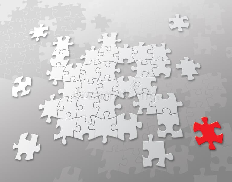 Connecting Puzzles Stock Illustrations – 266 Connecting Puzzles Stock ...