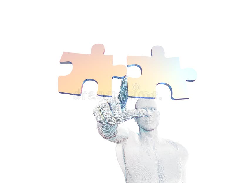 Puzzles and Combinations, Teamwork and Key Things, Key Factors Stock ...