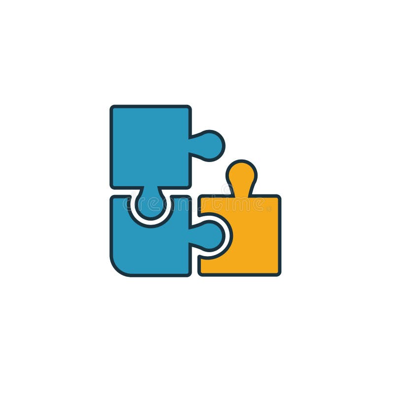 Puzzles Icon. Simple Element from Seo Icons Collection Stock ...