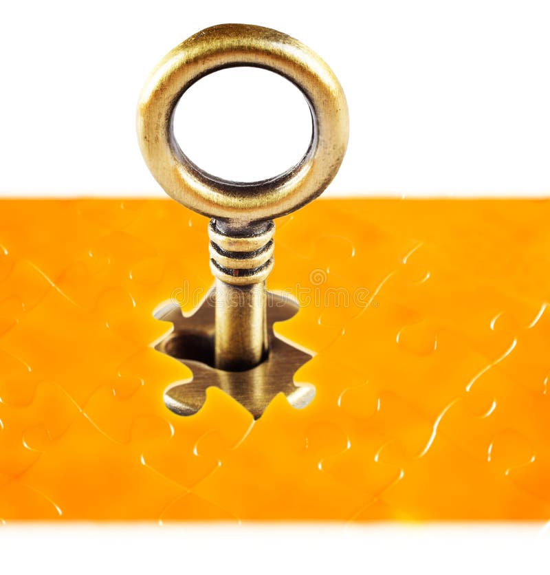 Puzzles and keys stock photo. Image of glowing, radiant - 38850162