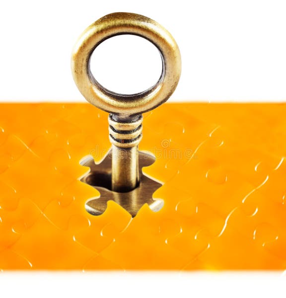 Puzzles and keys stock photo. Image of glowing, radiant - 38850162
