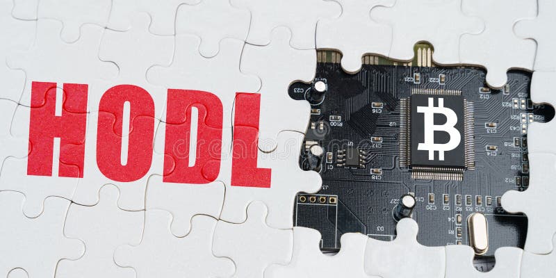 On the Puzzles There is a Processor with a Bitcoin Symbol and it Says ...