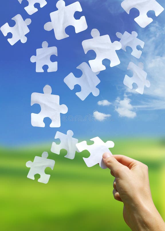 Puzzling Elements stock image. Image of leader, connect - 1108635