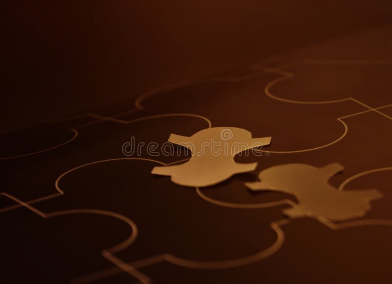 Puzzle elements. stock photo. Image of black, match - 112549728