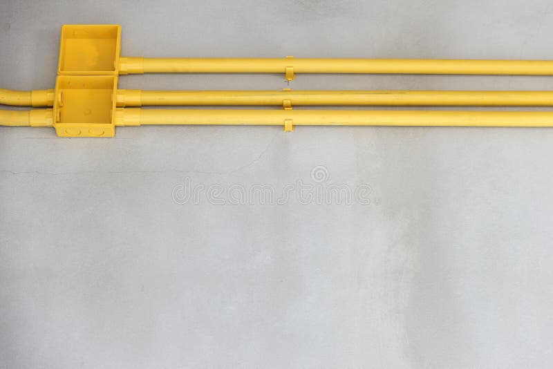 Yellow Electric Pvc Conduit Pipe Stock Photos - Free & Royalty-Free ...
