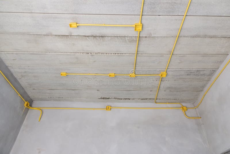 PVC Electric pipe stock image. Image of equipment, site - 97880953