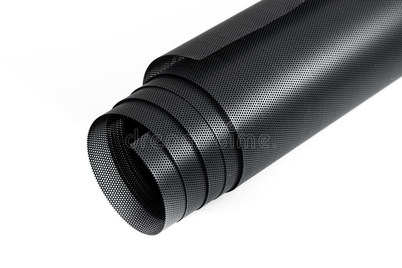 PVC Fan Grills Cover. Black Dust Filter Mesh Stock Image - Image of ...