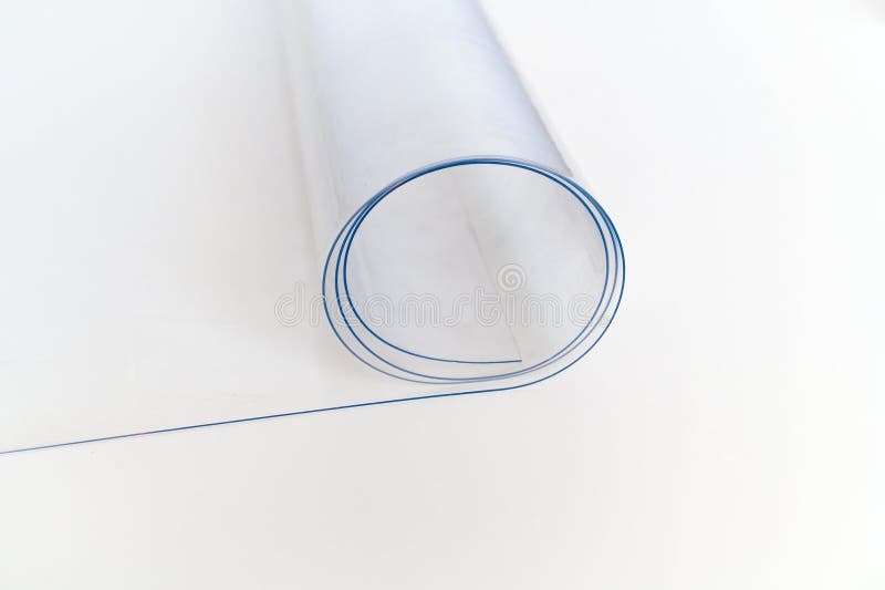 PVC Film. Polymeric Material Made of Polyvinyl Chloride Stock Image ...