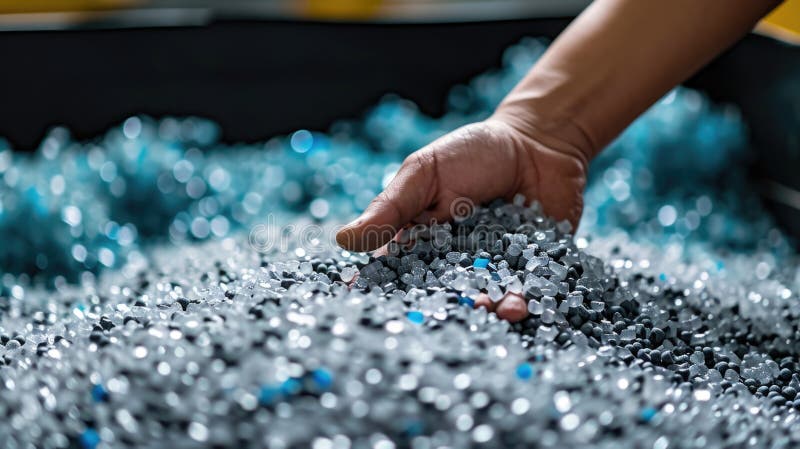 PVC Granulate, Recycled Plastic Granules, Biodegradable Plastic. Placer ...