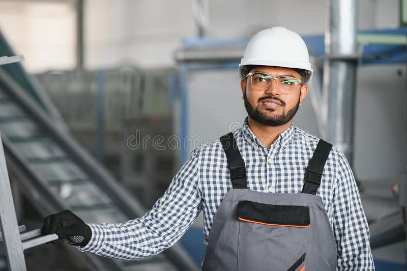 PVC Industry Worker or Operator Making Frames for Windows and Doors ...