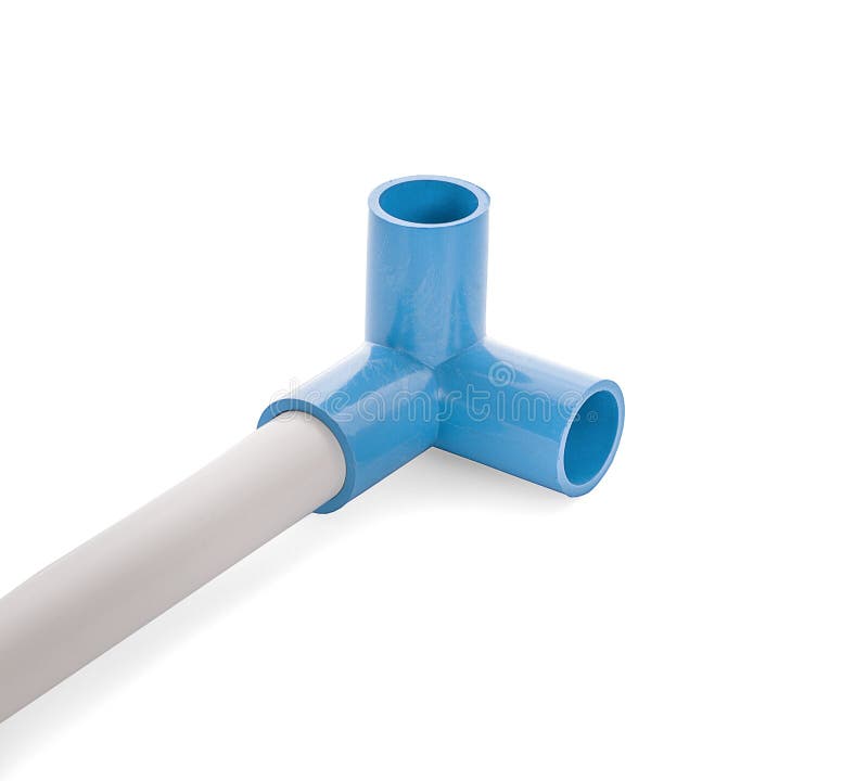 PVC Pipe Connections, PVC Pipe Fitting, PVC Coupling. Stock Image ...