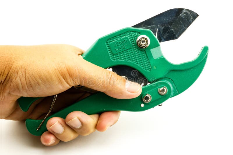 Pvc Pipe Cutter Technician Hand Stock Photos - Free & Royalty-Free ...